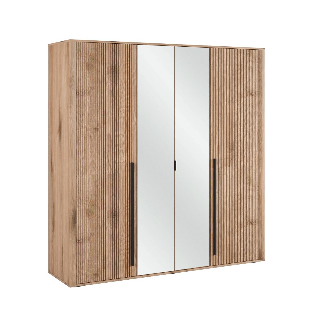 Ормар Малага 4В со огледало » Алекс Дизајн