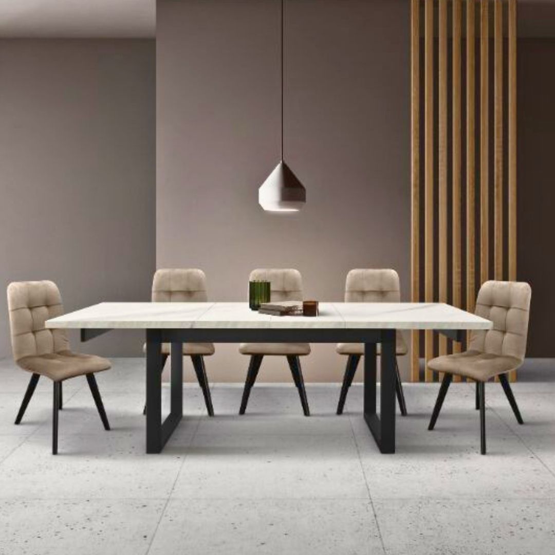 Трпезариска маса Пабло Плус и стол Марк » Алекс Дизајн